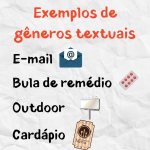 Gêneros e tipos textuais em espanhol: resumo com exemplos