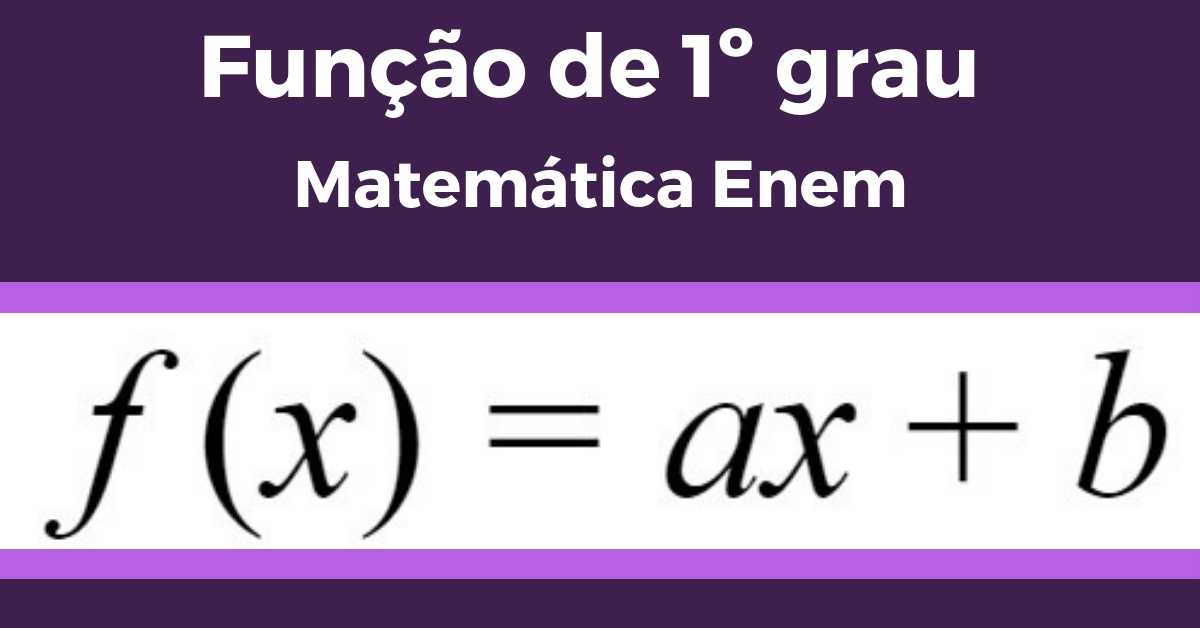 Exercicios Funcao 1 Grau - FDPLEARN