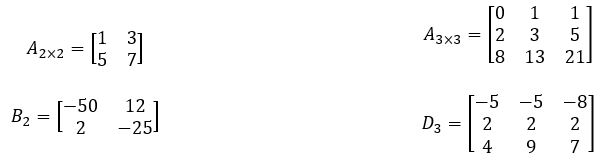 Matriz: conceitos iniciais - Resumo de Matemática para o Enem