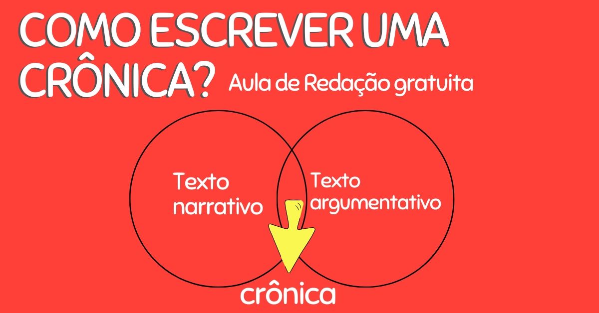 Como escrever uma crônica? - Aula gratuita de redação